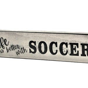 Distressed Wood Soccer Sign: Coach, Team, Player Gift - Etsy