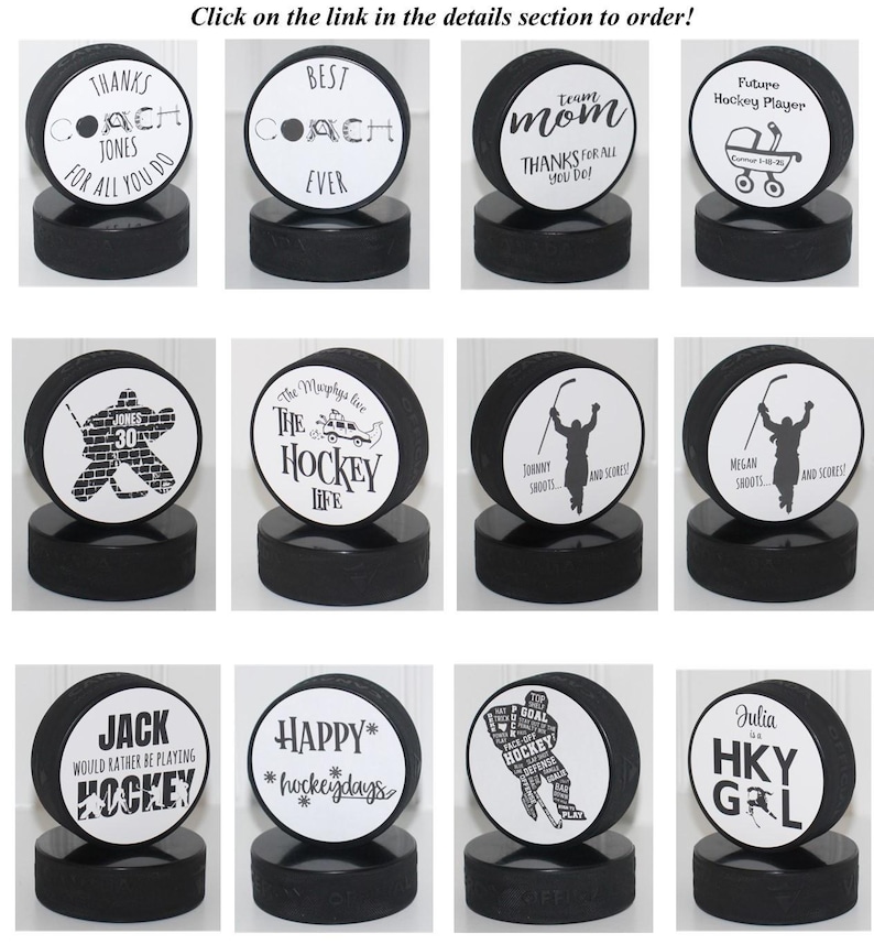 Custom Photo Hockey Puck: Personalized Hockey Gift - Etsy