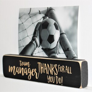 Team Mom Gift: Wood Sign, Sports Photo Display Option, Baseball ...