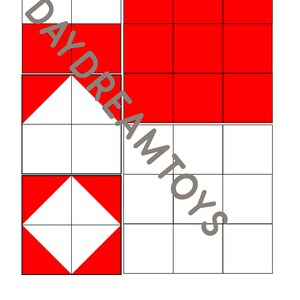 Wooden Kohs Block Test in Box, Kohs Block Schemes, Wooden Koh's Block ...