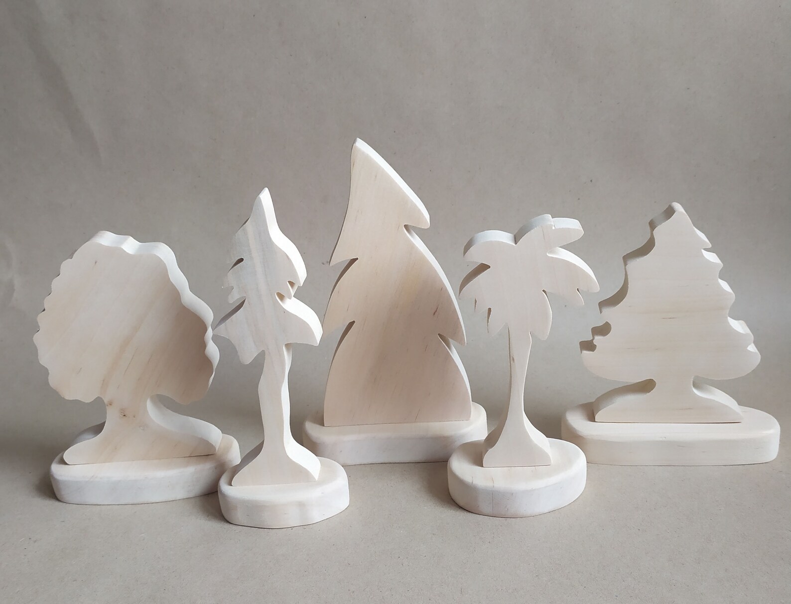 5 Wooden Trees Wooden Tree Toy Toy Tree Wooden Tree Open - Etsy