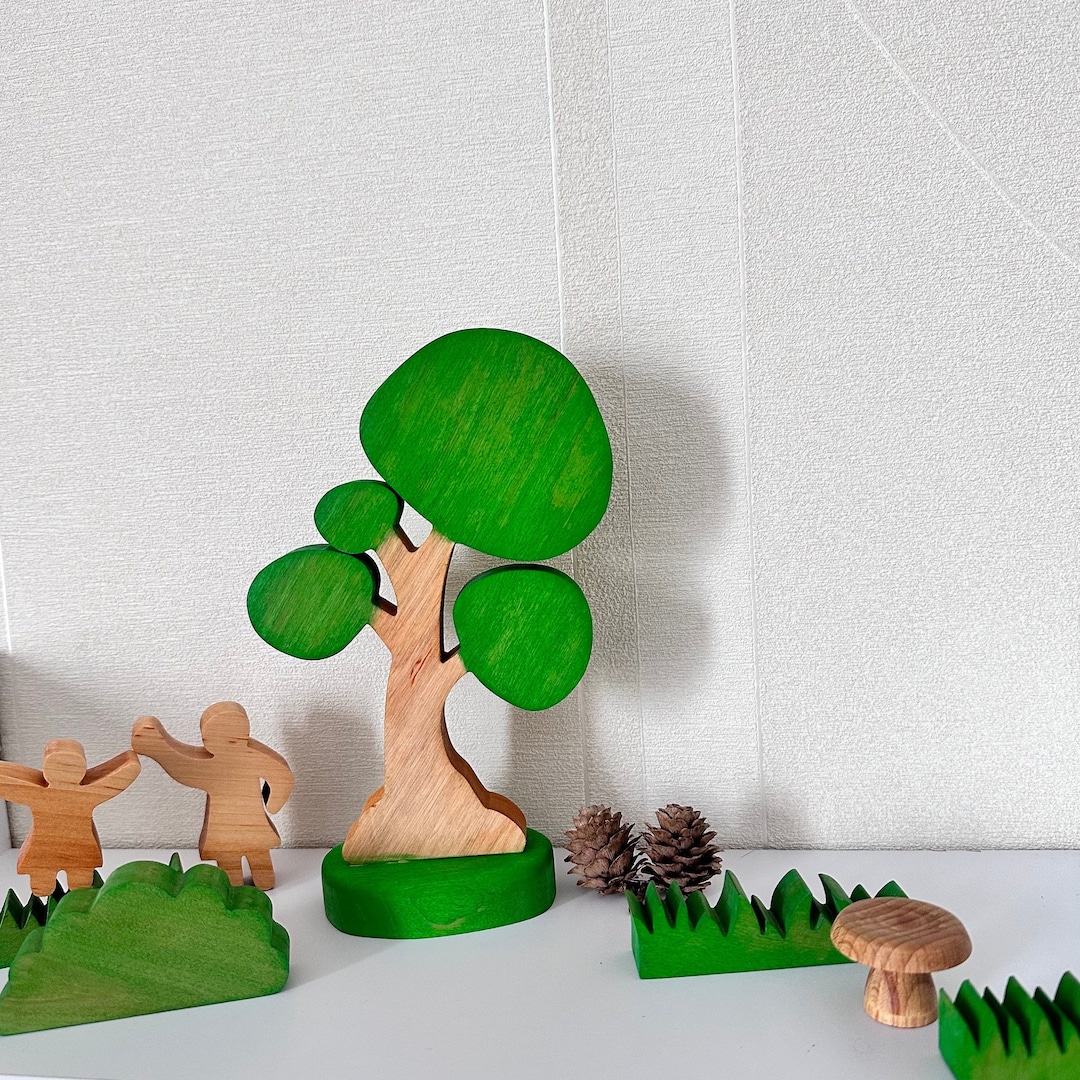 Maple Wooden Tree, Big Wooden Tree Toy, Wadlorf Tree, Big Play Tree ...
