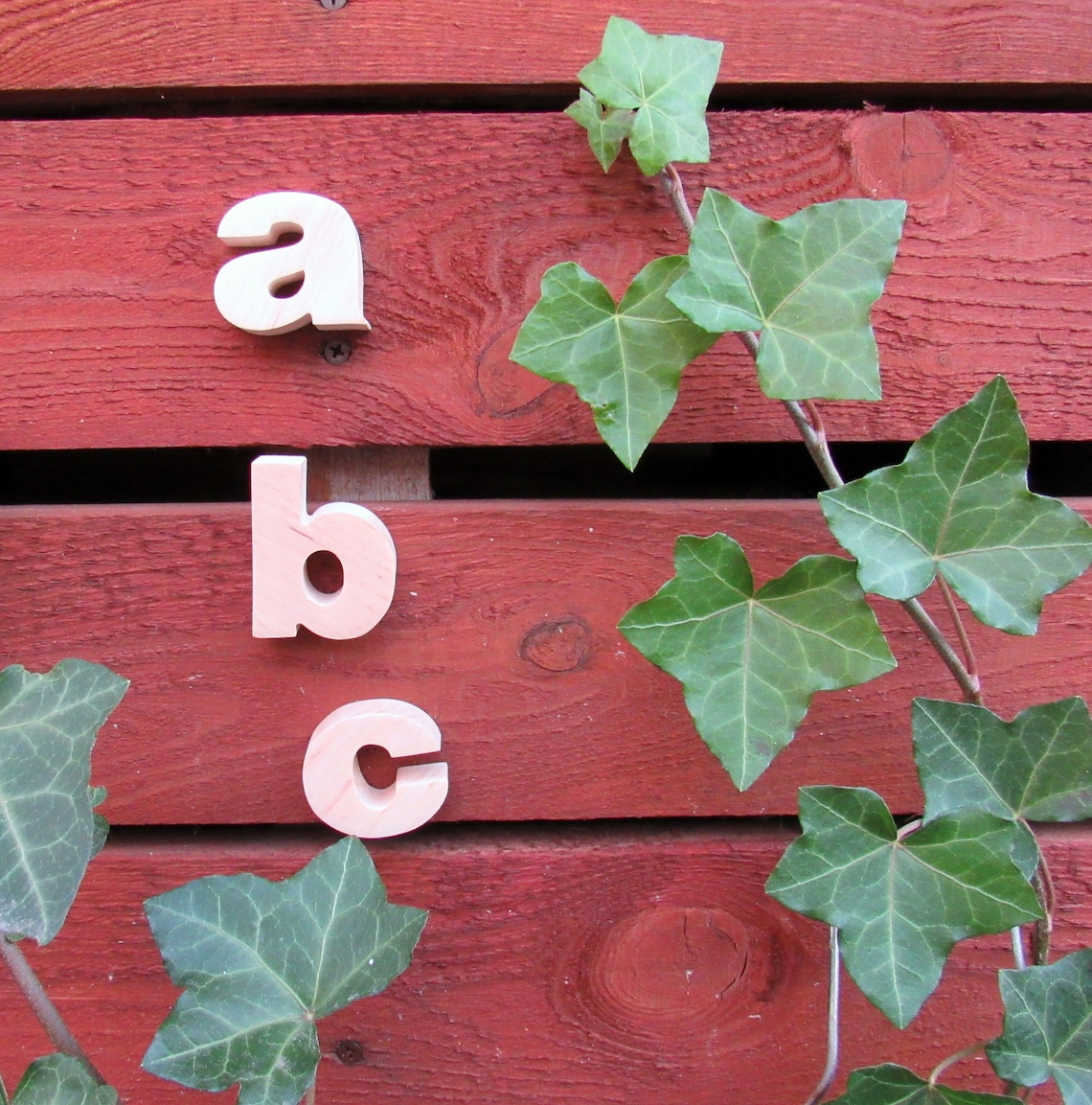 Wooden Letters Magnetic Wooden Alphabet Letter Magnets - Etsy