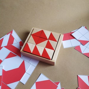 Wooden Kohs Block Test Kohs Block Schemes Wooden Koh's - Etsy UK