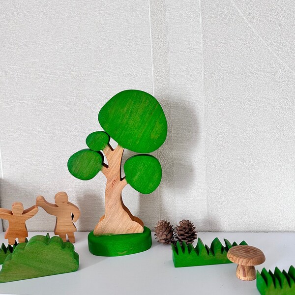 Wooden Tree Toy - Etsy