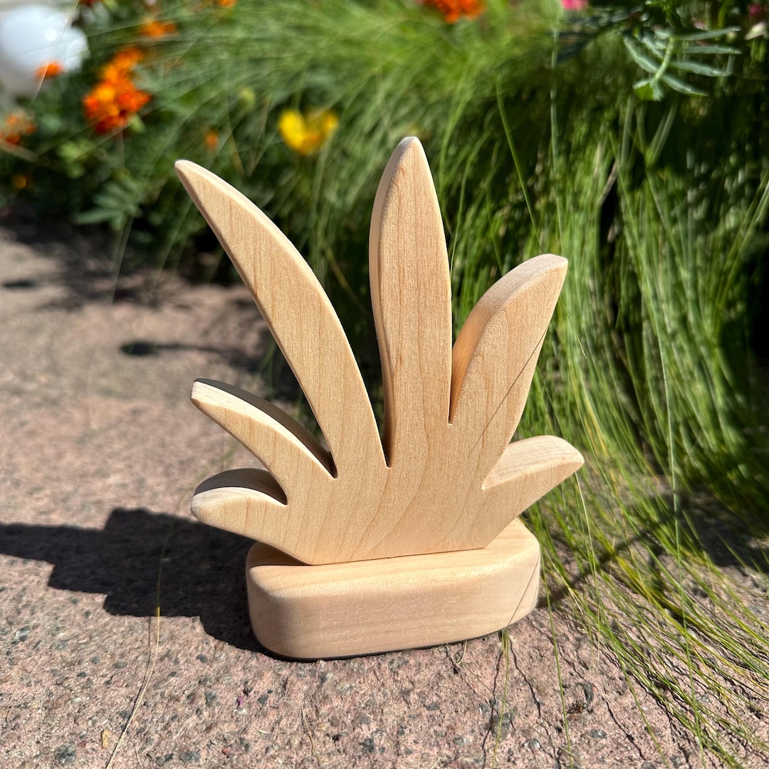 Wooden Bush, Toy Bush, Waldorf Wooden Bush Figurines, Wooden Big Bush ...