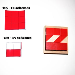 Kohs Block Test, Kohs Cubes With Box, Kohs Block Schemes, Wooden Koh's ...