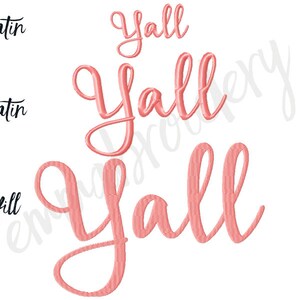 Gigi Script 1" 2" 3" - Calligraphy Embroidery Font - 3 Sizes - Machine ...