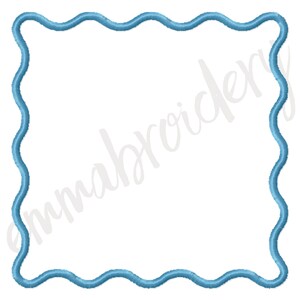 Ripple Squiggle Edge - in the Hoop ITH Cocktail Napkin Coaster | 5 ...