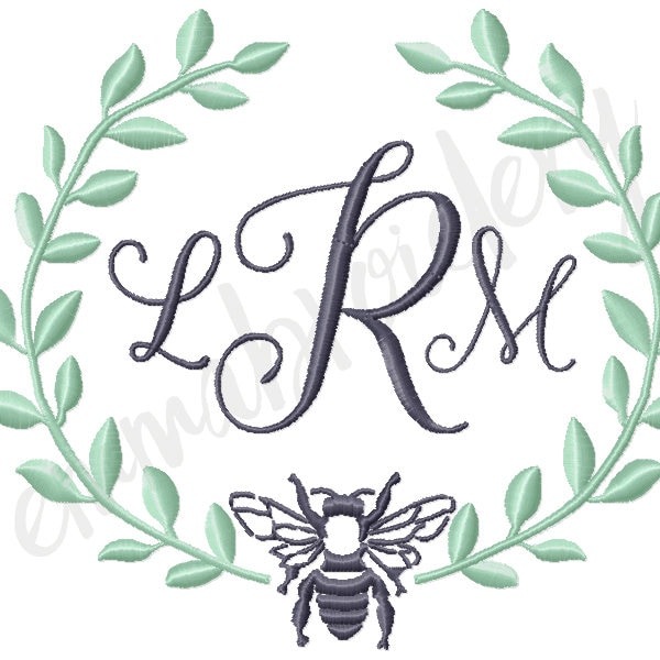 Bee Monogram - Etsy