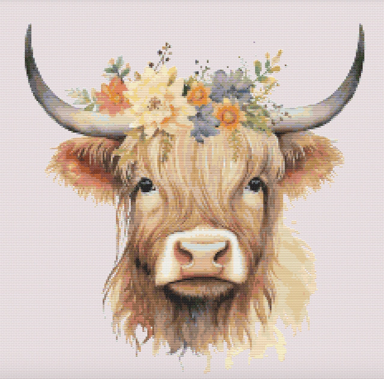 Highland Cow Cross Stitch Pattern - Etsy