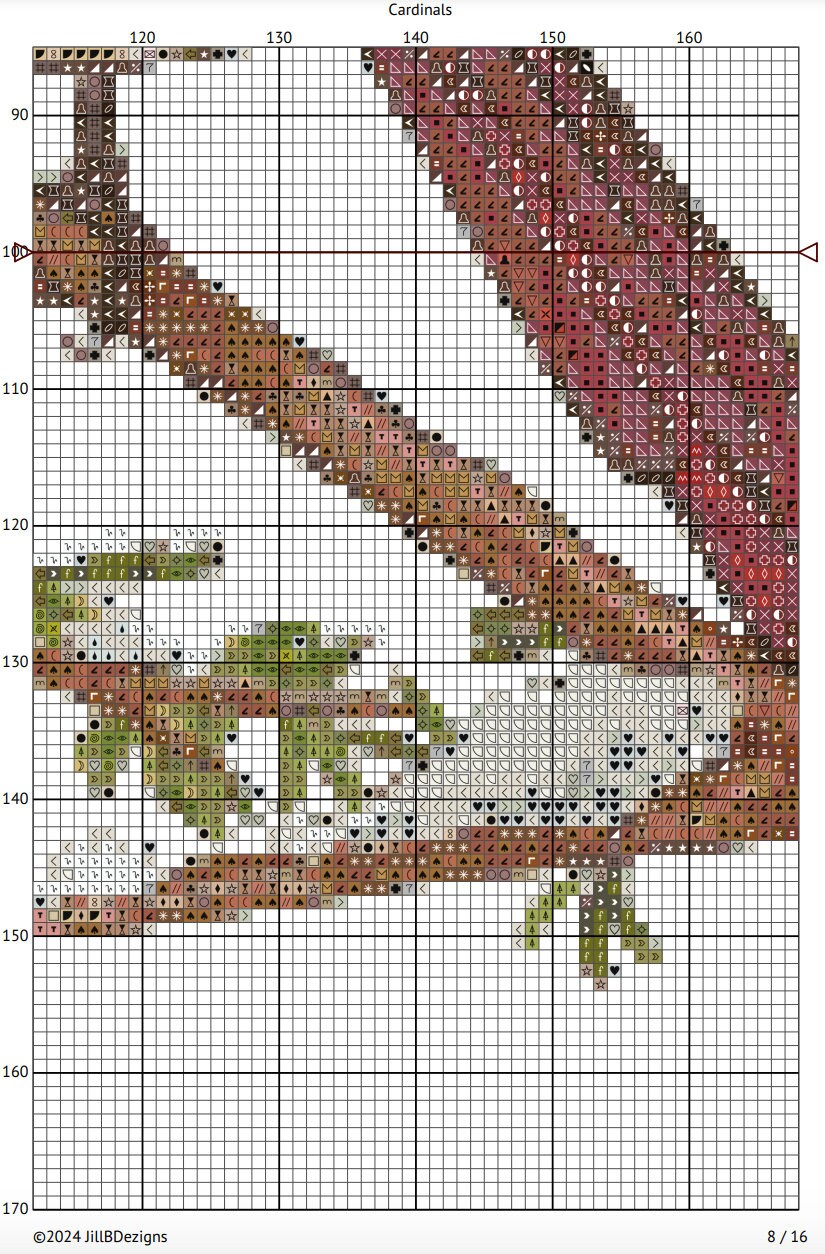 Cardinals Cross Stitch Pattern - Etsy
