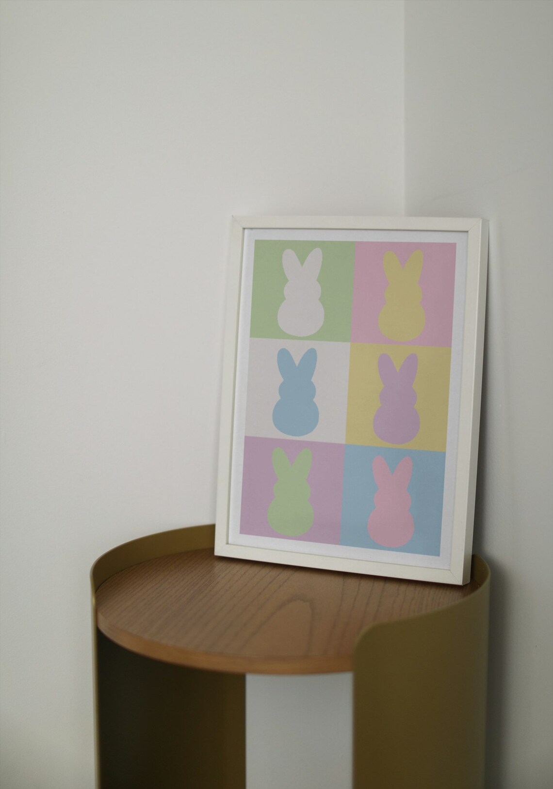 Easter Bunny, Peep, Wall Art, Spring Decpr, Pop Art Print, Pastel ...