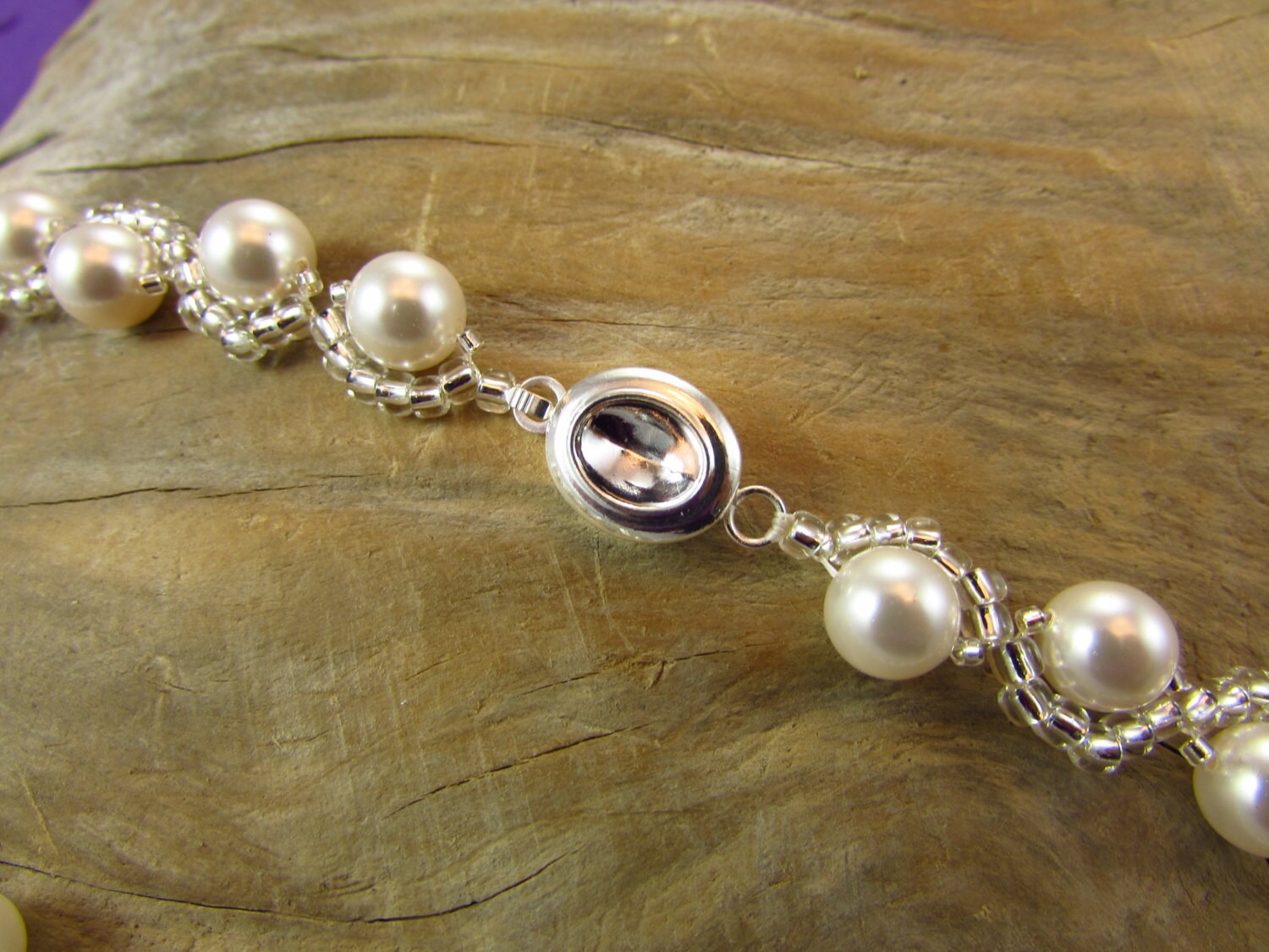 Swarovski Pearl Swirl Collar/ Hecho a mano/ Hecho a mano/ Novia - Etsy ...