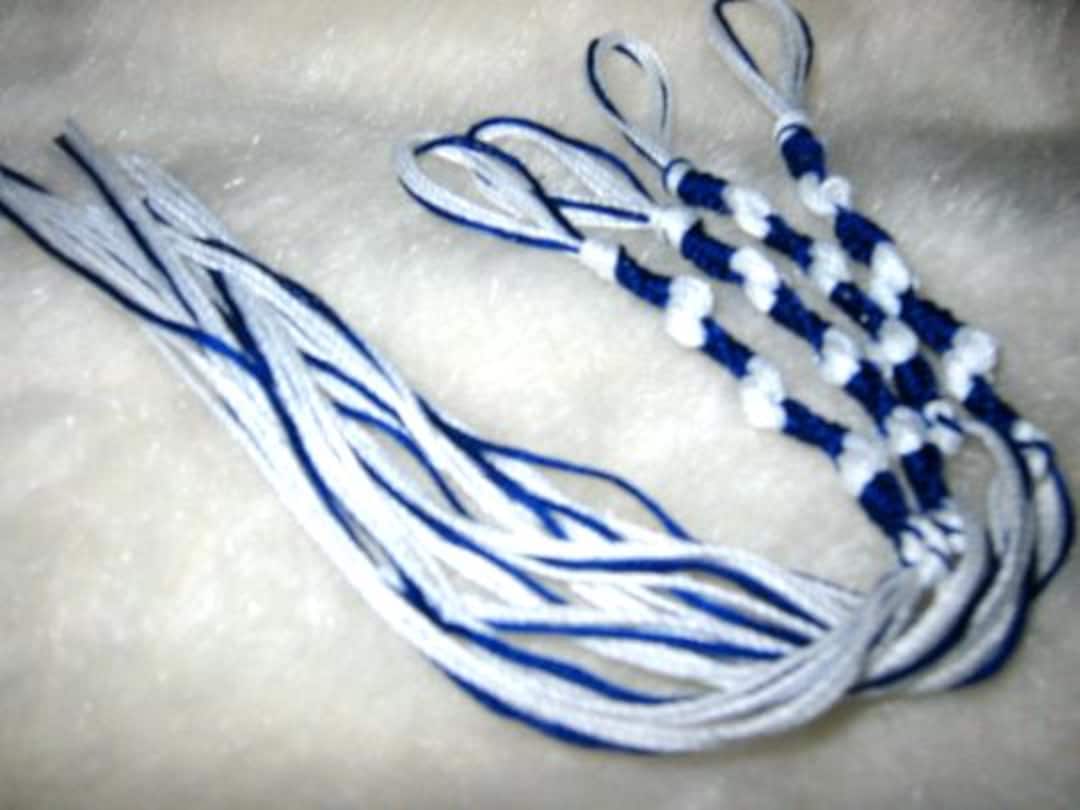 Tzitzit Handmade Tzitziyot,/tassels/fringes (numbers 15:38)white ...