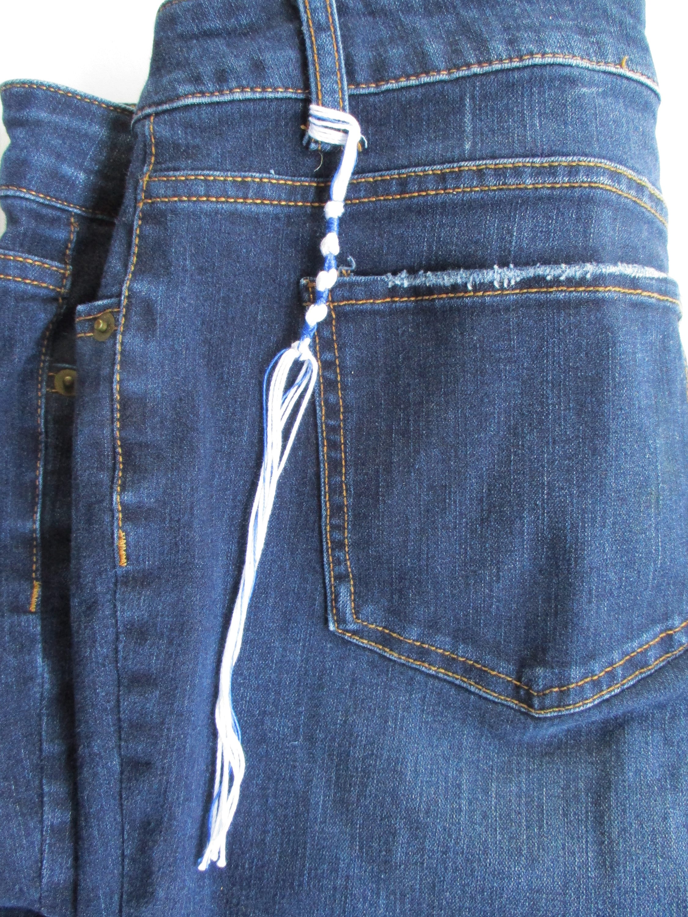 Tzitzit Handmade Tzitziyot,/tassels/fringes (numbers 15:38)white ...