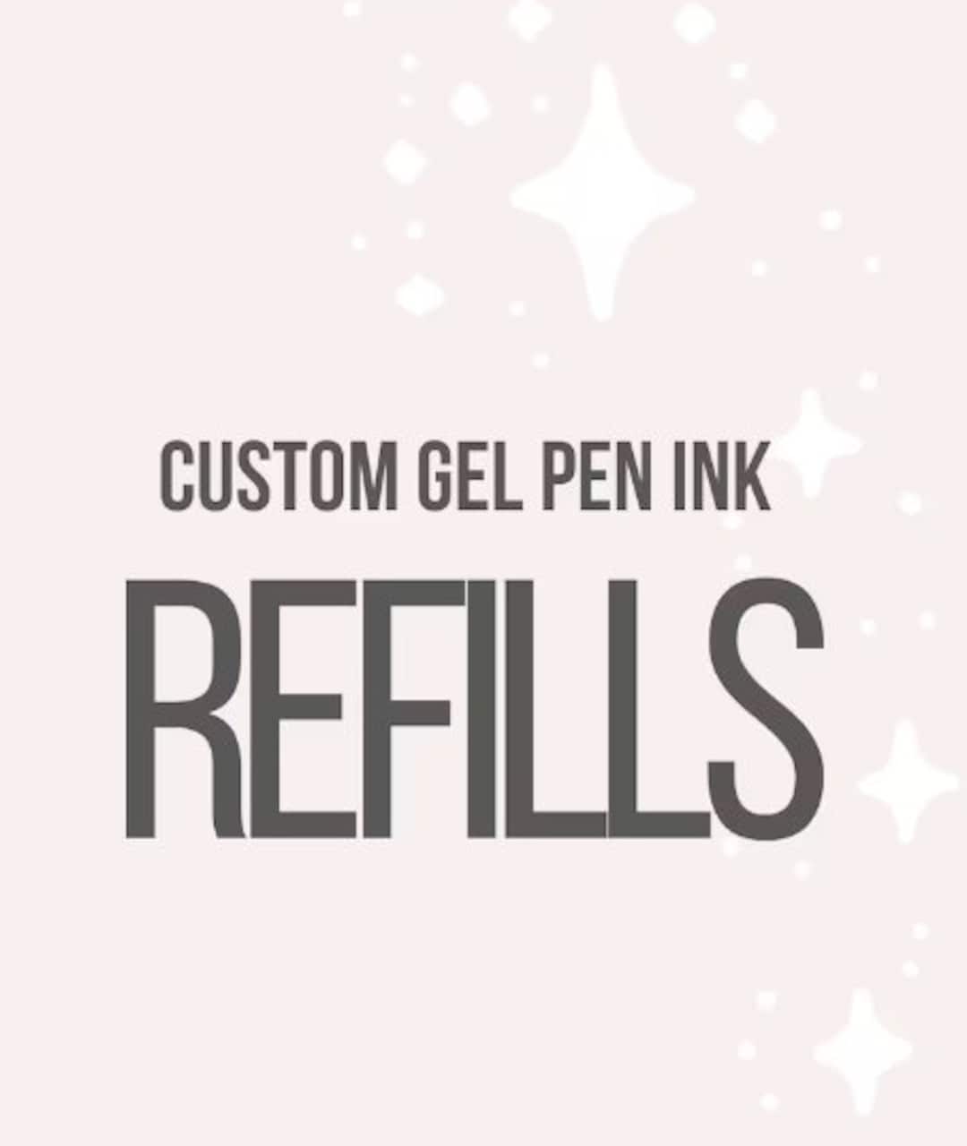 Papermate Inkjoy Gel Pen Refills - BLACK OR BLUE Ink Refills - Epoxy ...