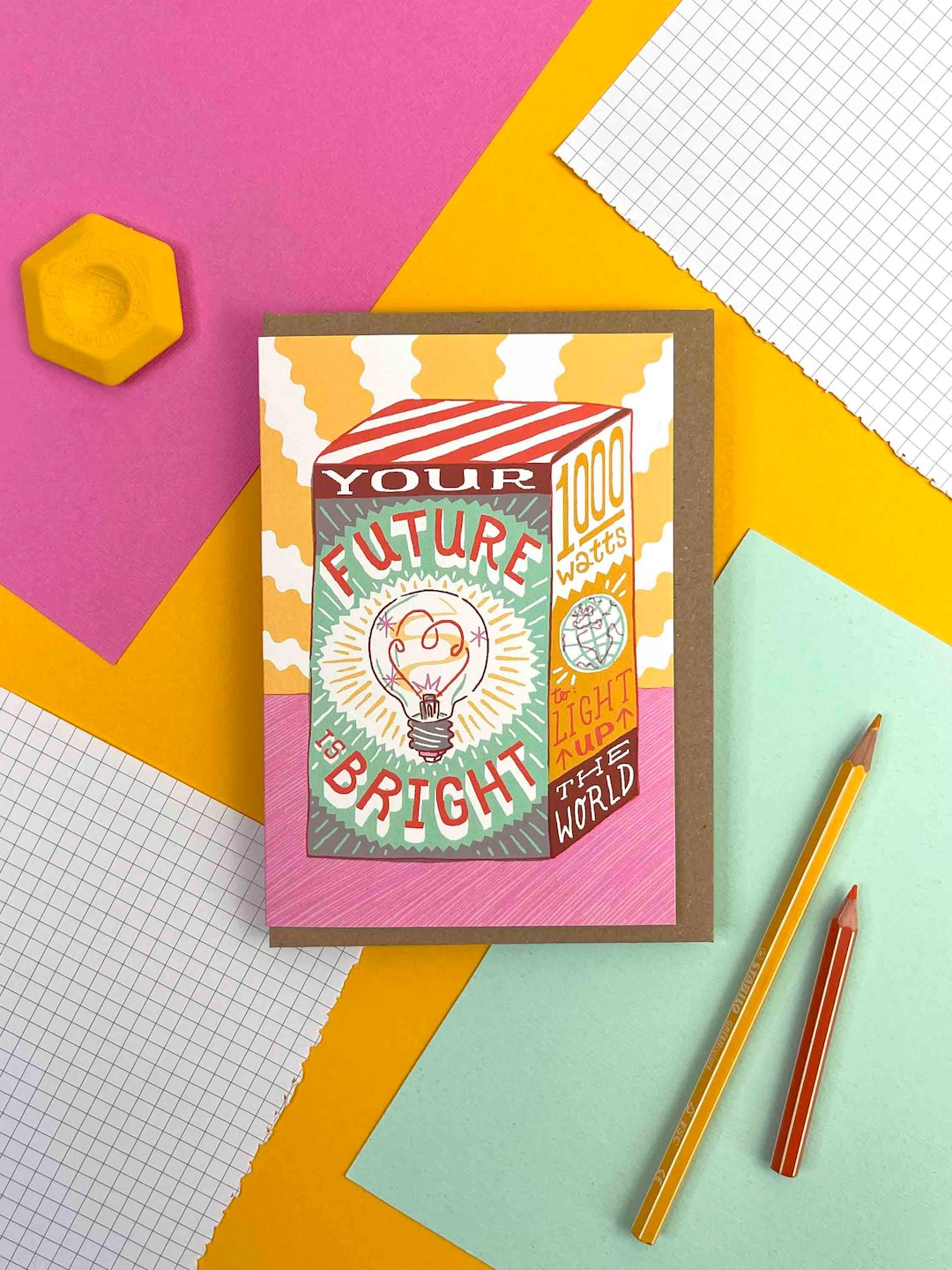 Your Future is Bright, Graduation Card - Etsy UK