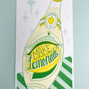 A2 Slim, Make Lemonade, Silk Screen Print - Etsy