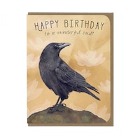 Poe Raven Birthday Card - Etsy
