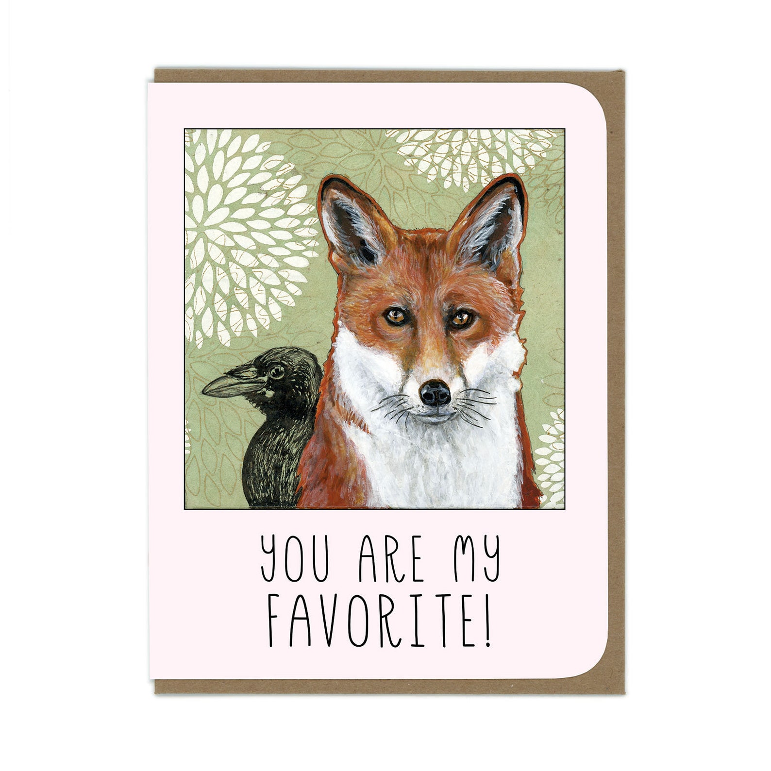 LOVE & FRIENDSHIP - Fox and Crow - Card - Etsy