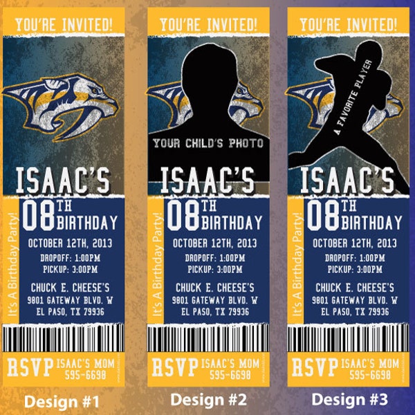 Predator Birthday Invitation - Etsy