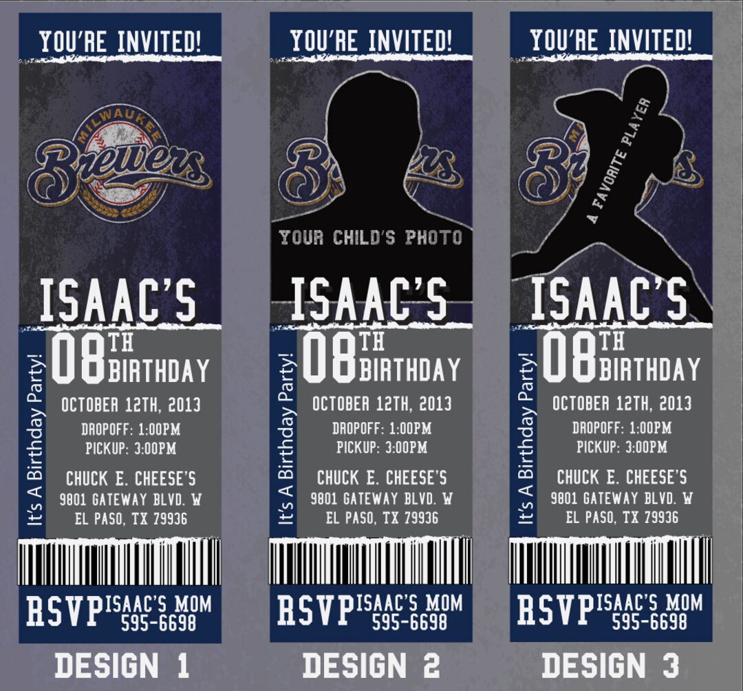 Custom Brewers Birthday/event Invitation! - Etsy
