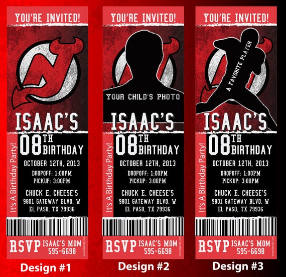 Custom Devils Birthday/Event Invitation | Etsy