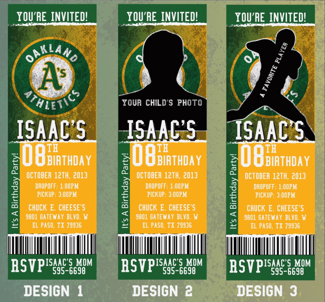 Custom Athletics Birthday/event Invitation! - Etsy