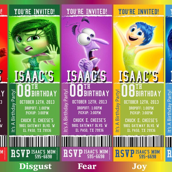 Inside Out Birthday - Etsy