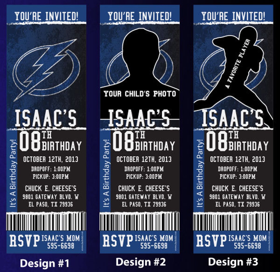 Custom Lightning Birthday/event Invitation! - Etsy