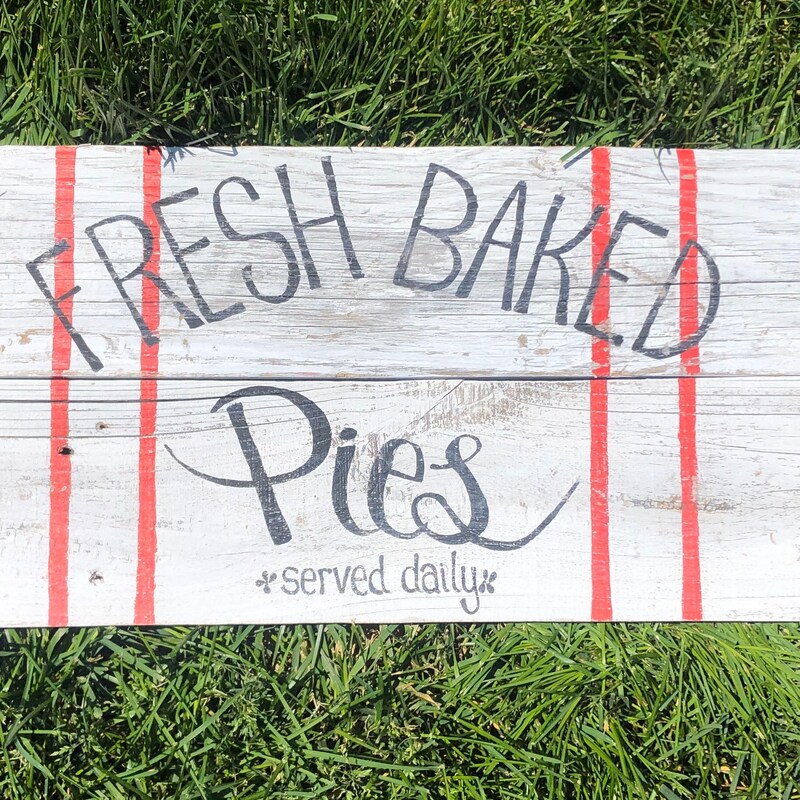 Fresh Baked Pies Sign - Etsy
