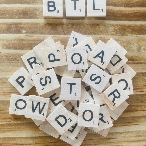 Scrabble Tiles Individual - Etsy