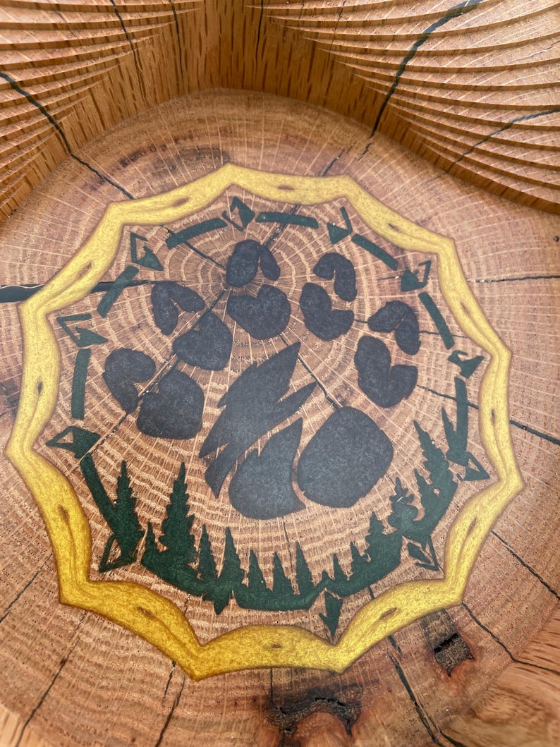 Solid Wood and Epoxy Dice Tray - Etsy