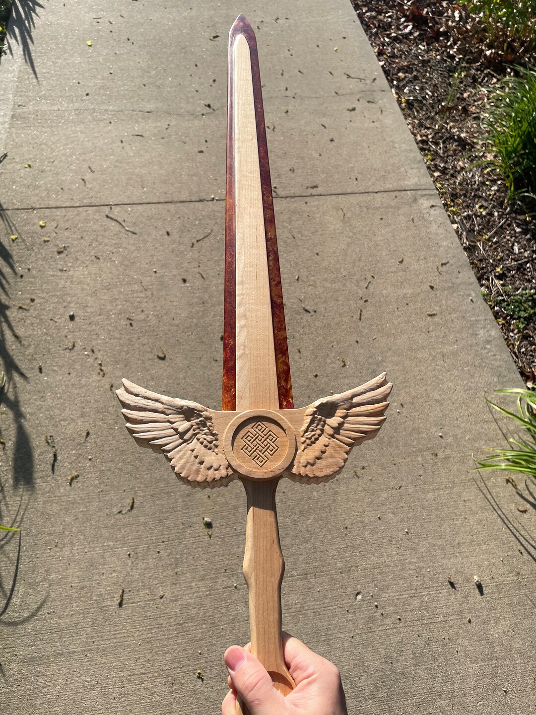 Epoxy Blade/wood Hand and a Half Sword - Etsy