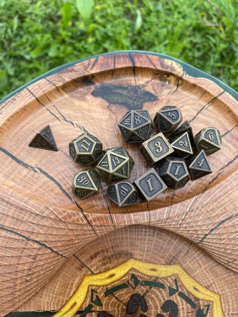 Solid Wood and Epoxy Dice Tray - Etsy