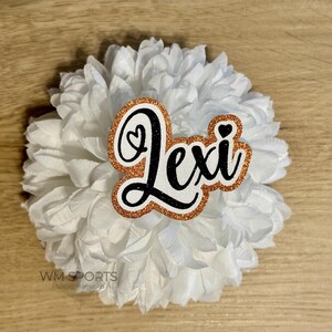 Custom WORD Glitter Cutout for Homecoming Mum | HOCO | Custom Mum ...