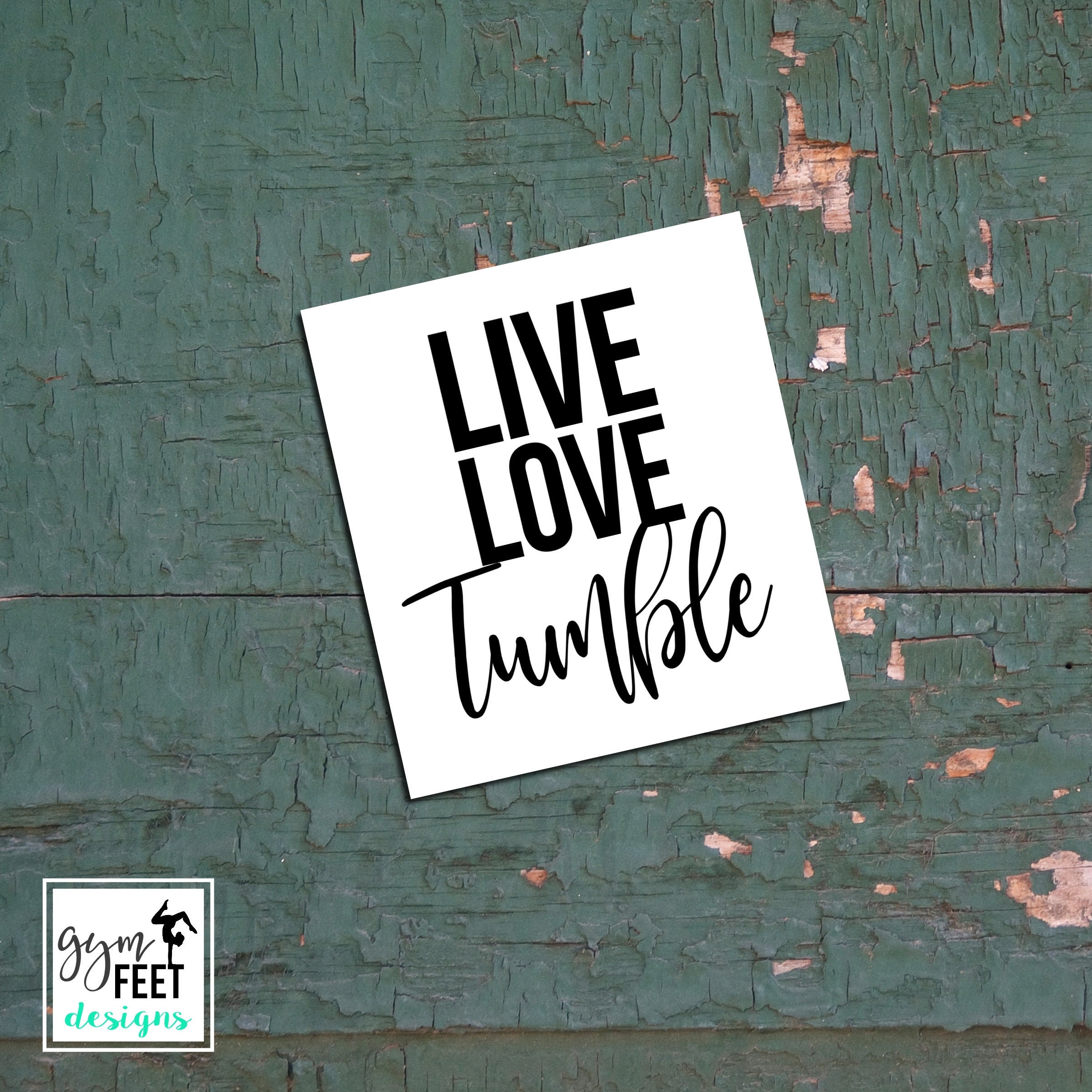 Live Love Tumble Vinyl Deal Sticker Gymnastics Decal Sticker - Etsy UK