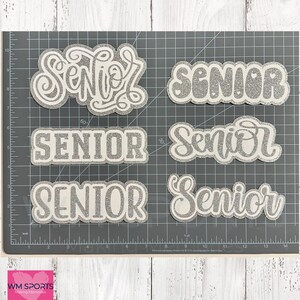 Senior WORD Glitter Cutout for Homecoming Mum | HOCO | Senior Mum or ...