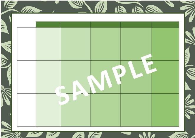 Group Activity Carousel Visual Planner Timetable digital Download ...