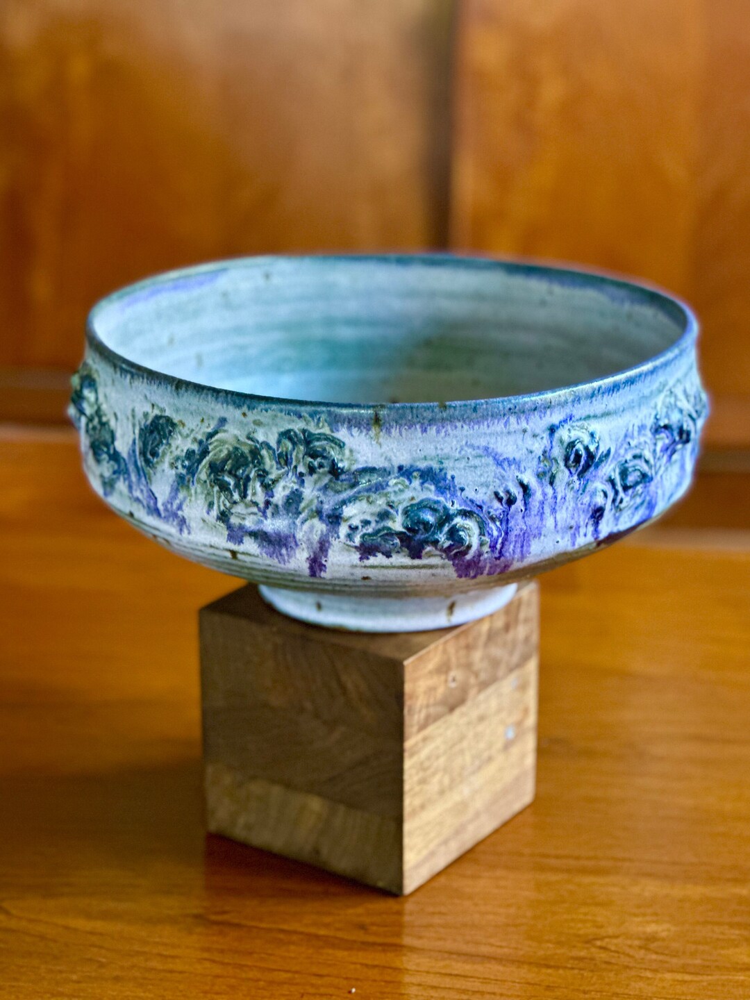Enormous Studio Pottery Bowl by Helen Slater Zager - Etsy