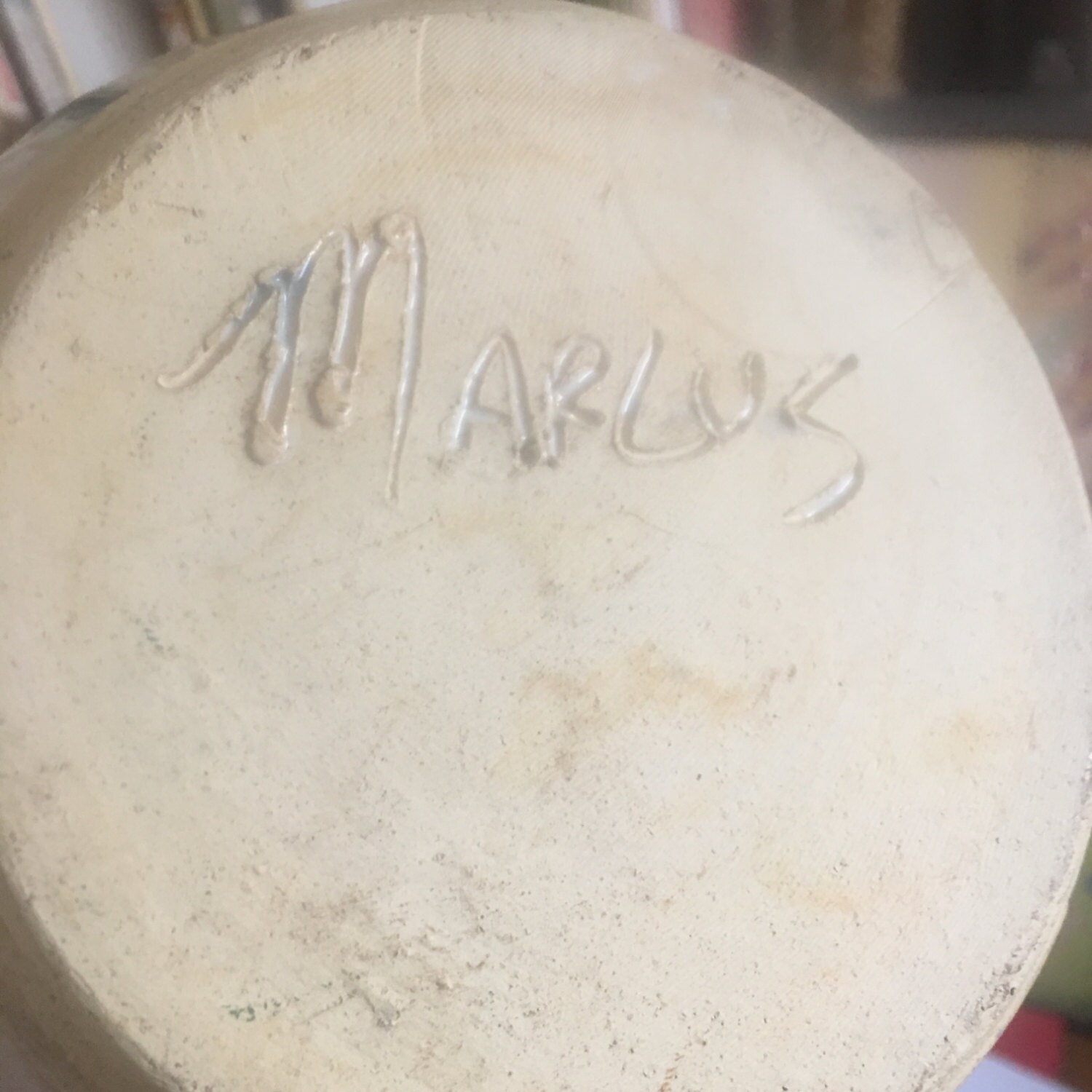 Mid Century Modern Studio Art Pottery Vase Weedpot, Signed Marcus - Etsy