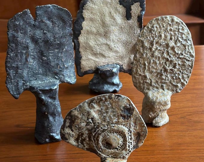David Kastner, Hommage A Geometrie.....set of MCM Small Sculptures - Etsy