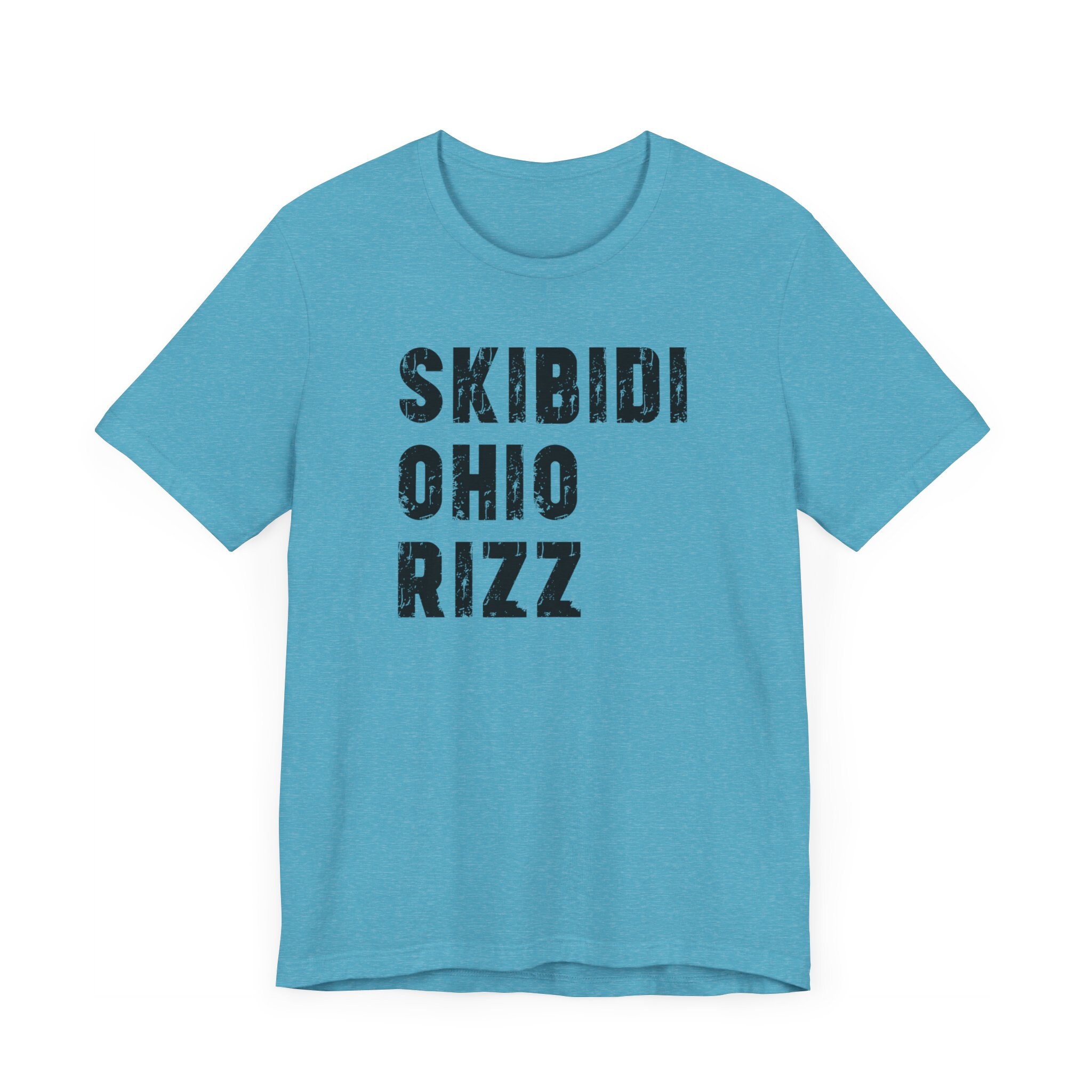 Skibidi Ohio Rizz Unisex Short Sleeve Tee Funny Shirt Teacher Gift ...