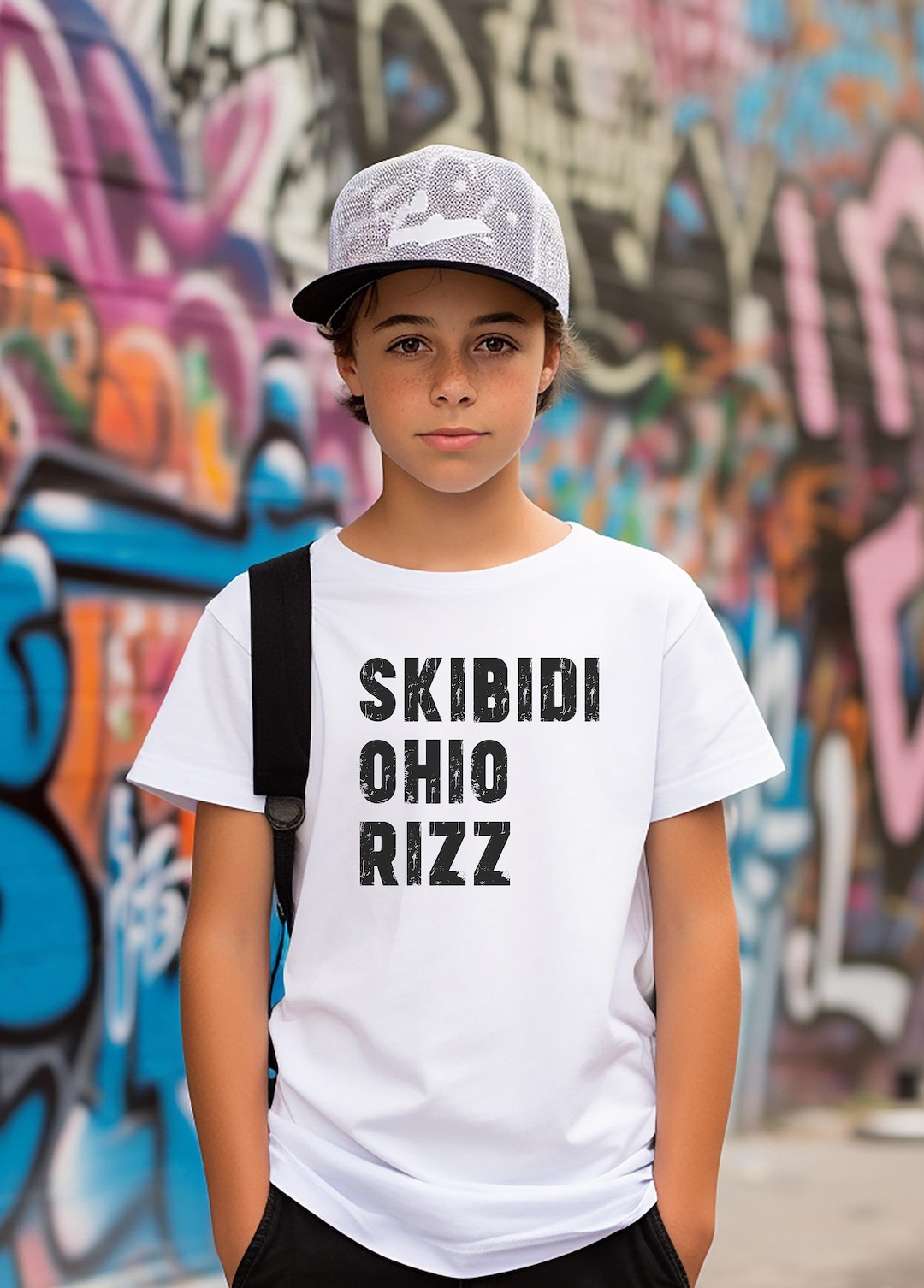 Skibidi Ohio Rizz Unisex Short Sleeve Tee | Funny Shirt | Teacher Gift ...
