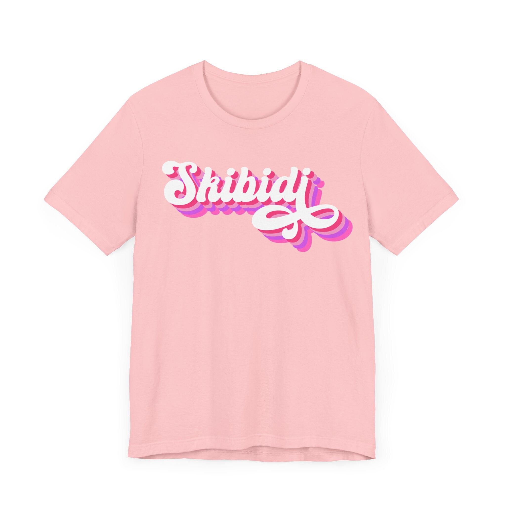 Skibidi Pink Unisex Short Sleeve Tee | Funny Shirt | Skibidi Rizz ...