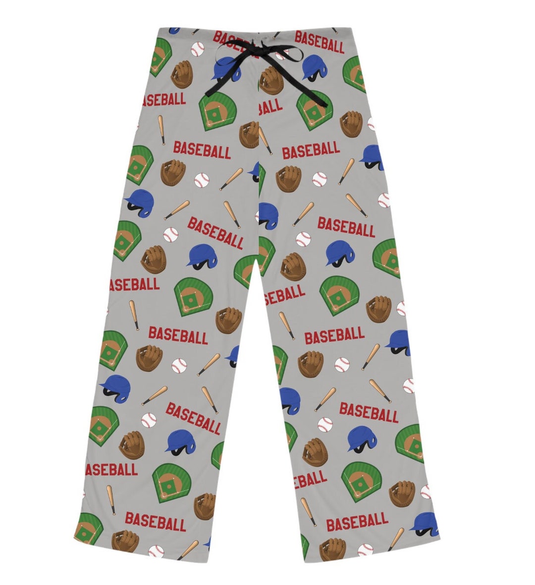 Baseball Themed Pajama Pants | Lounge Pants | Sports | Baseball Lover ...