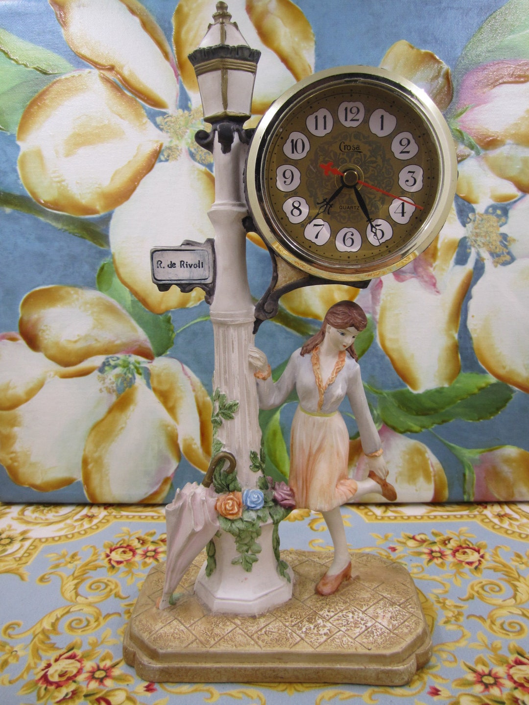 Vintage Crosa Quartz Clock - Etsy Canada