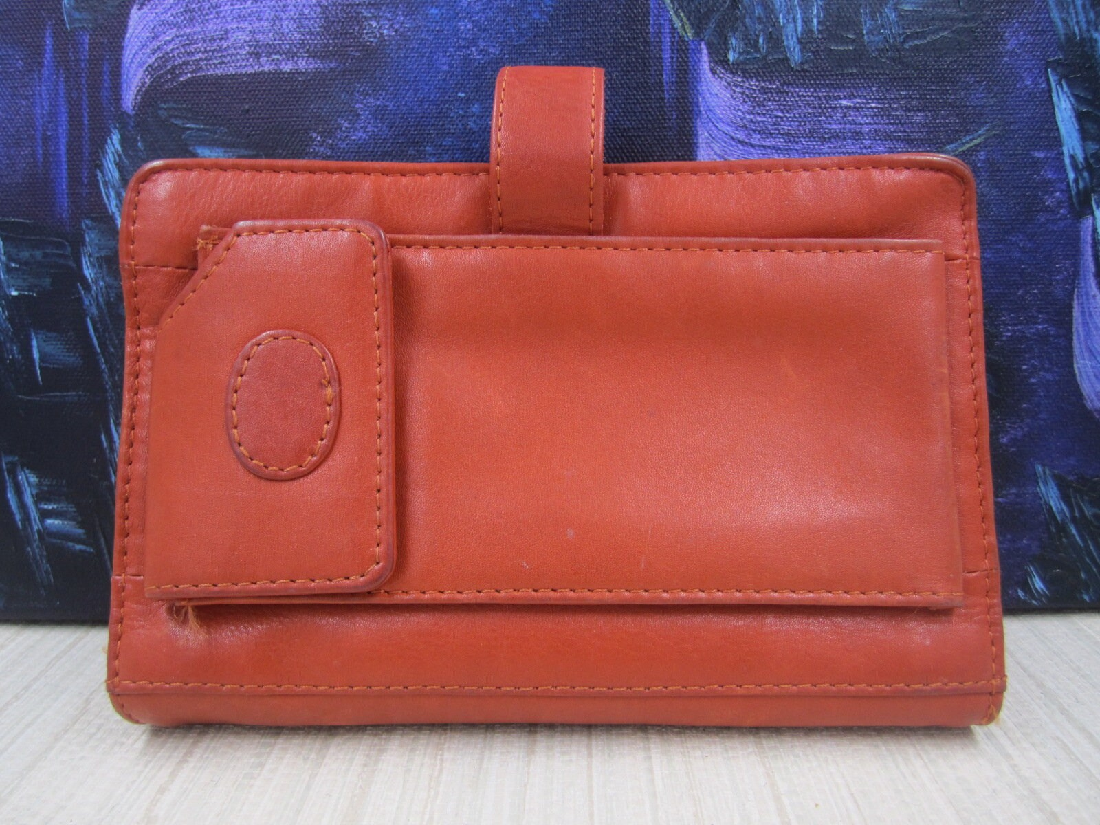 Cartera de viaje de cuero con cadena larga | Etsy