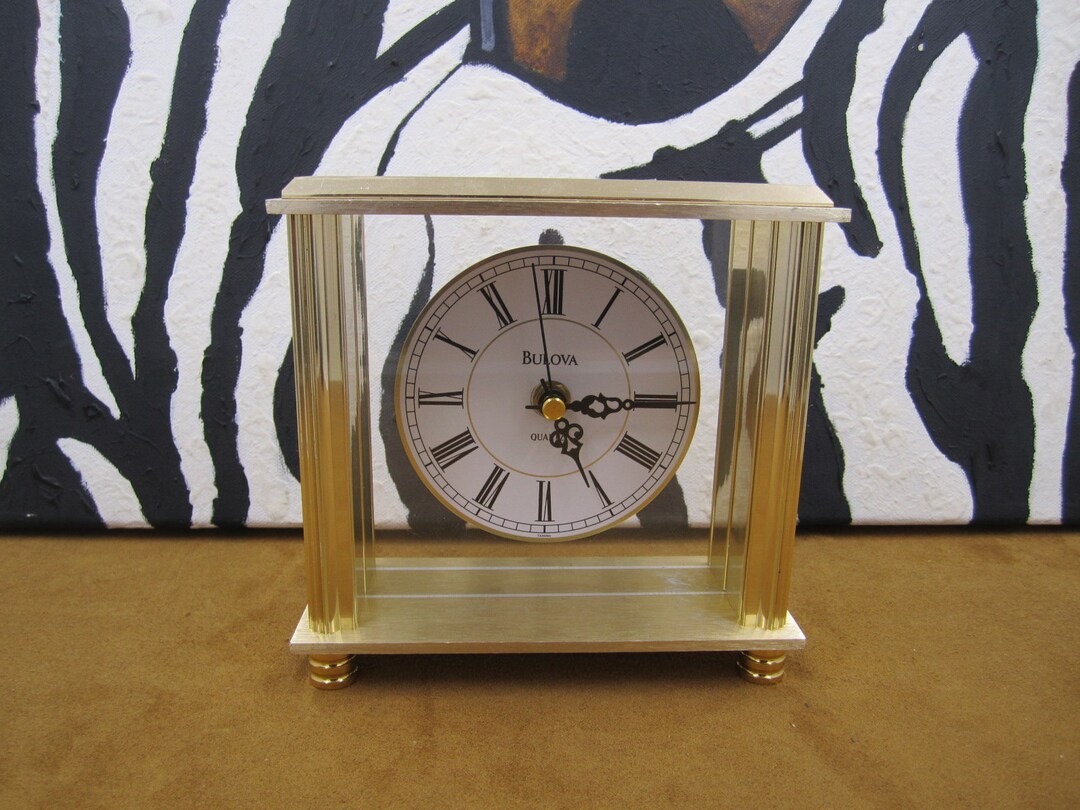 Vintage Bulova Clock - Etsy